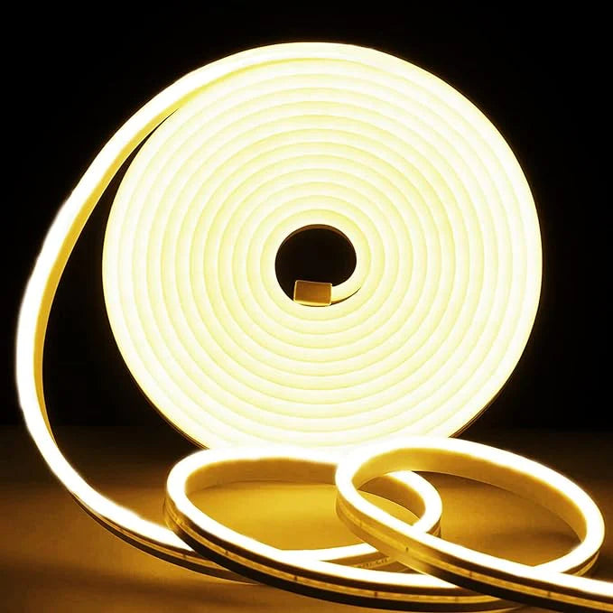 Warm White Neon LED Strip Light – Soft Glow Accent Lighting | Solura